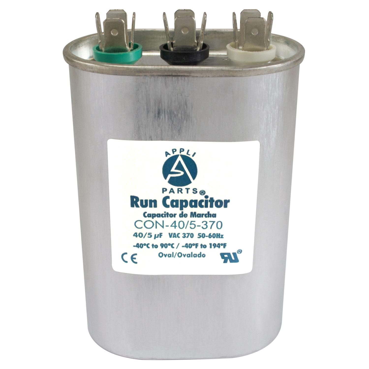 Appli Parts CON-40/5-370 Condensador Capacitor de Marcha 40+5 Mfd uF ...